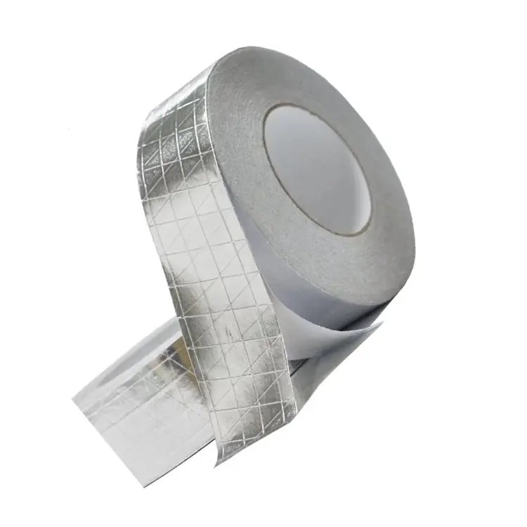 Scrim Kraft HVAC wzmocniona taśma z folii aluminiowej 3-drożny klej z ... Scrim Kraft HVAC wzmocniona taśma z folii aluminiowej 3-drożny klej z ...